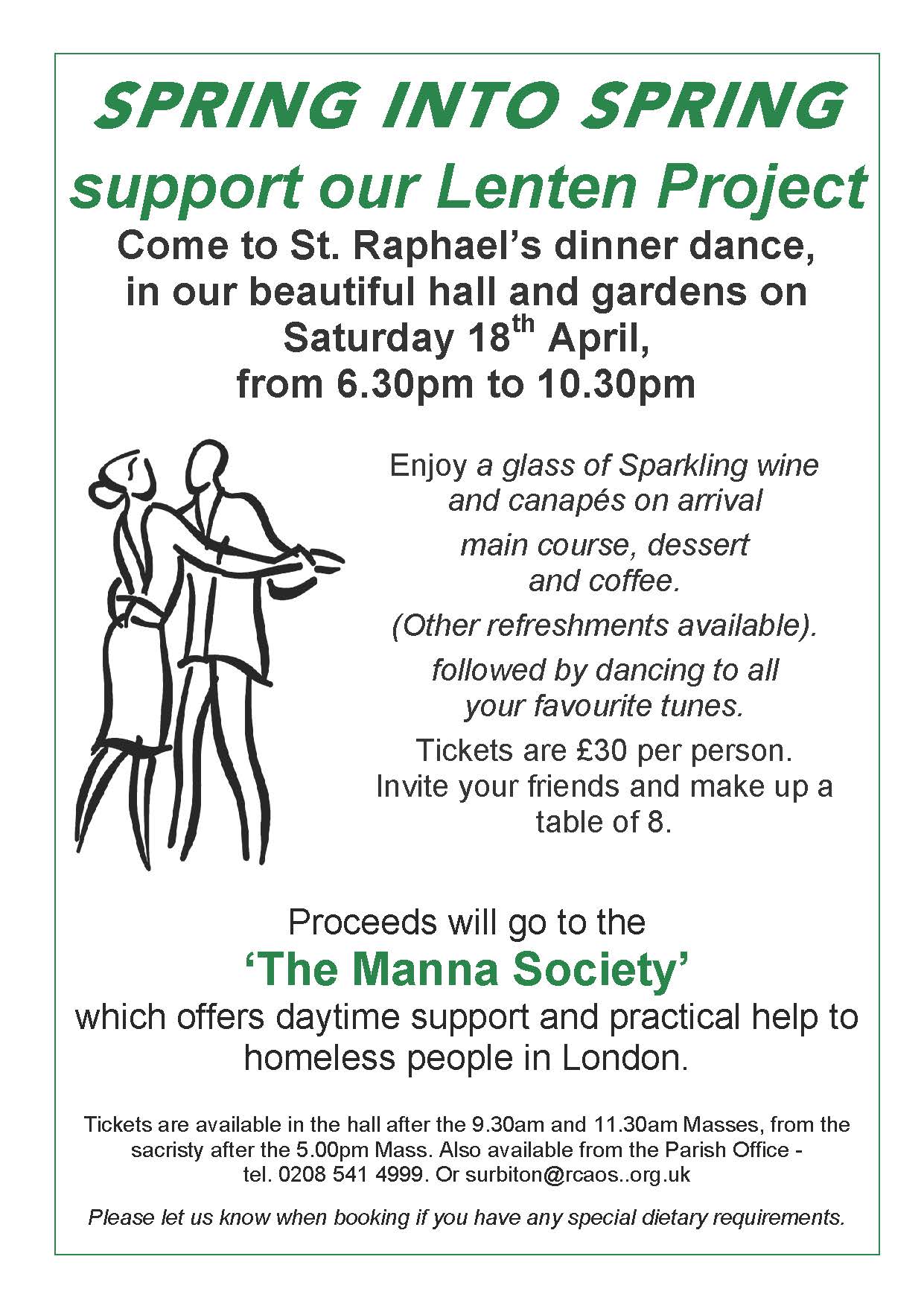 SPRING INTO SPRING support our Lenten Project – ST RAPHAEL'S CATHOLIC ...