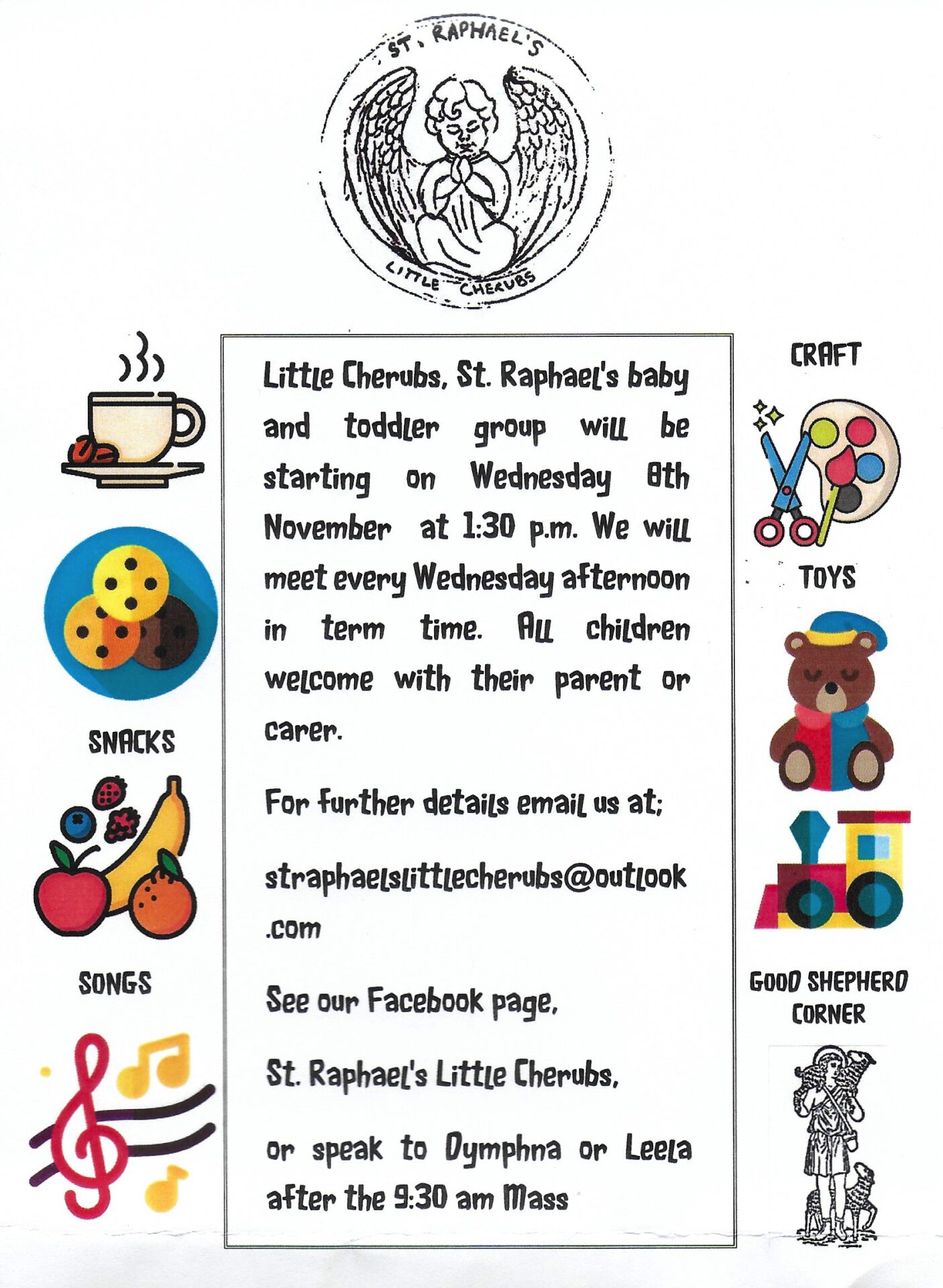 Little Cherubs – ST RAPHAEL'S CATHOLIC CHURCH